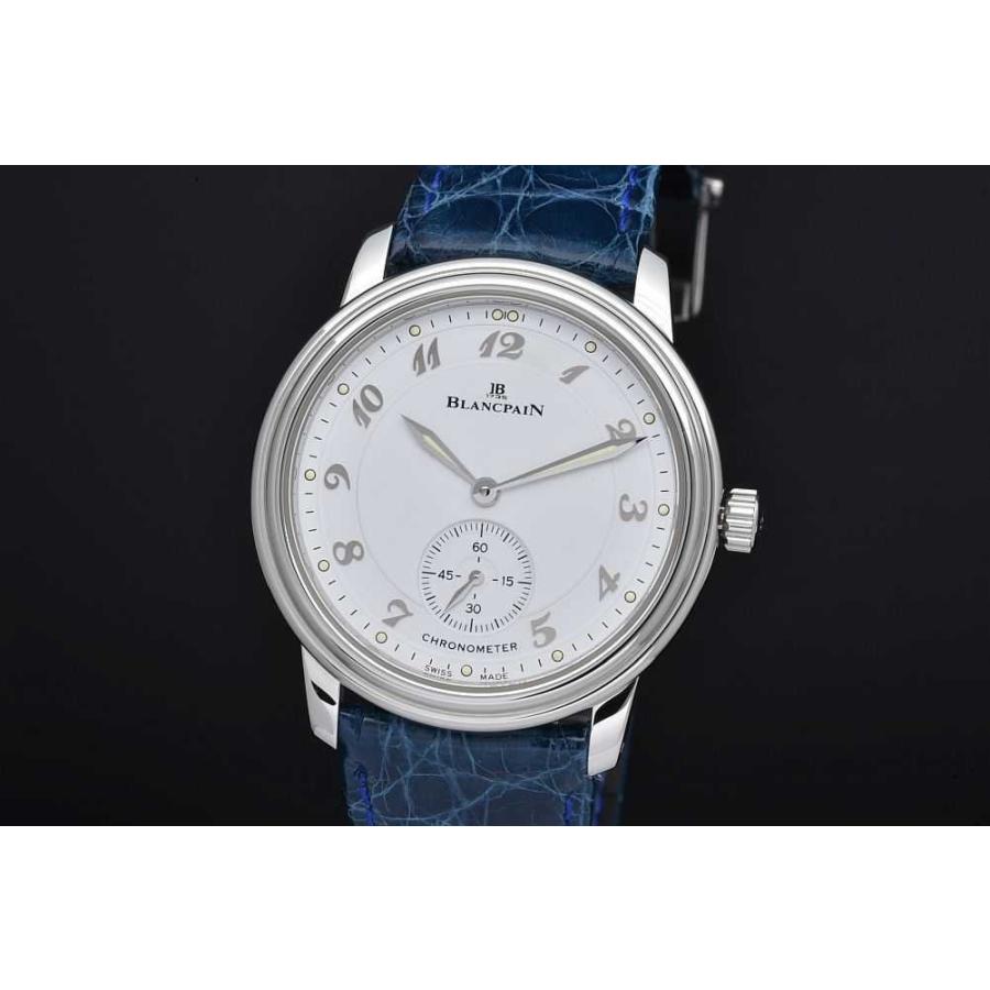 BLANCPAIN（ブランパン） BLANCPAIN B7002 ニュークラシック クロノメーター メンズ SS/レザー 手巻 キャリバー ...
