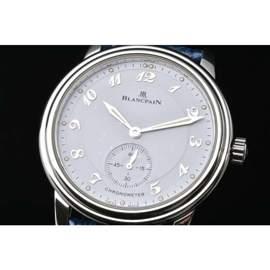 BLANCPAIN（ブランパン） BLANCPAIN B7002 ニュークラシック クロノメーター メンズ SS/レザー 手巻 キャリバー ...