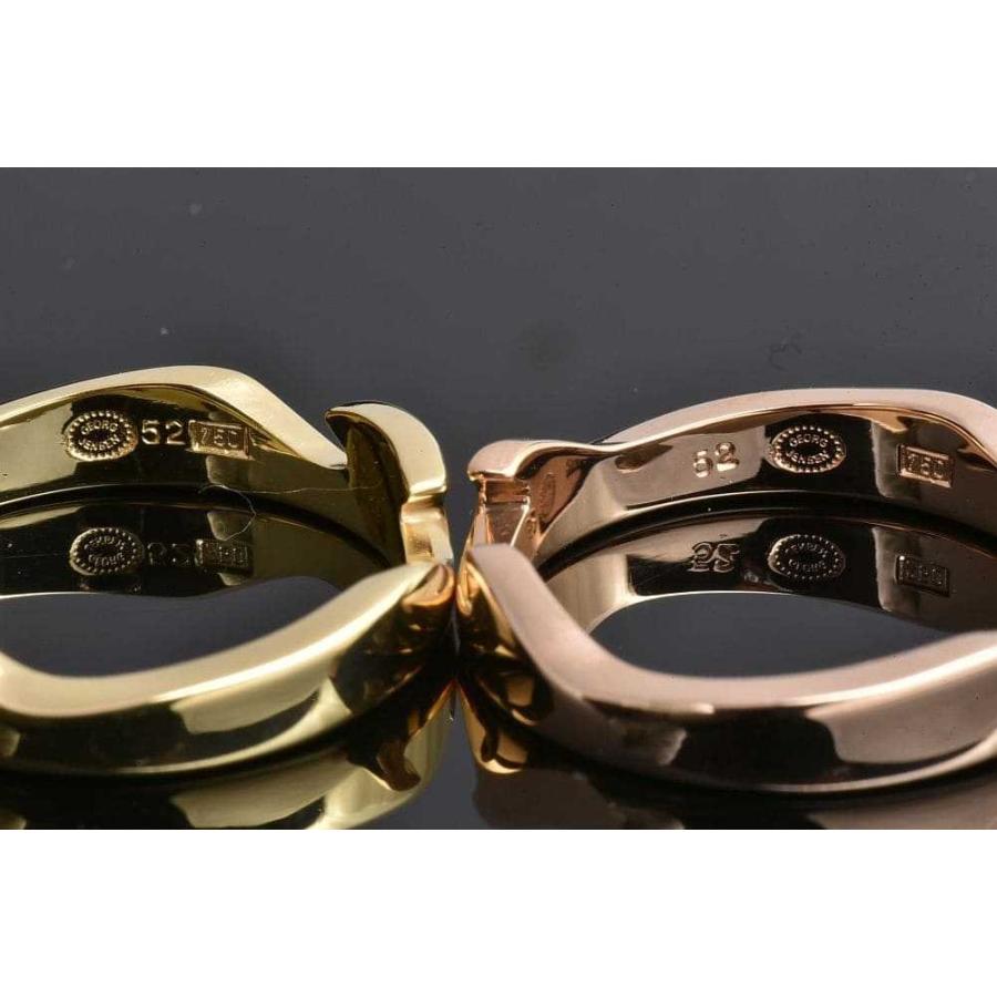 ジョージ ジェンセン FUSION フュージョン リング 2連 K18YG PG #52【美品】 : 20733 : 駅南やまご質店 - 通販 - Yahoo!ショッピング