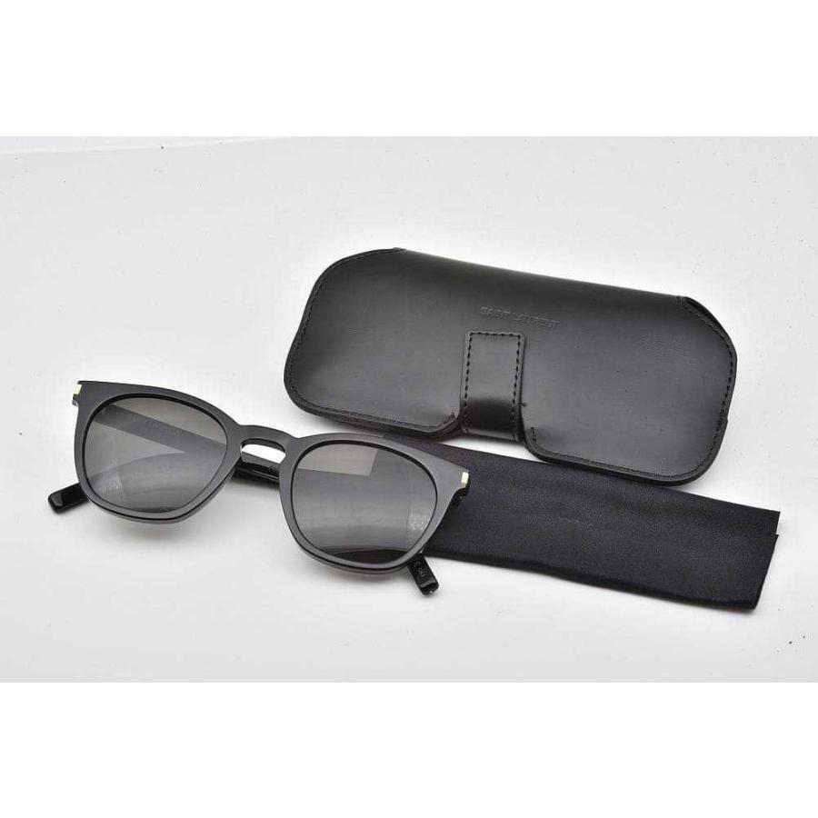 SAINT LAURENT サンローラン ウエリントン サングラス ブラック グレー SL28/F : 駅南やまご質店 - 通販 ...