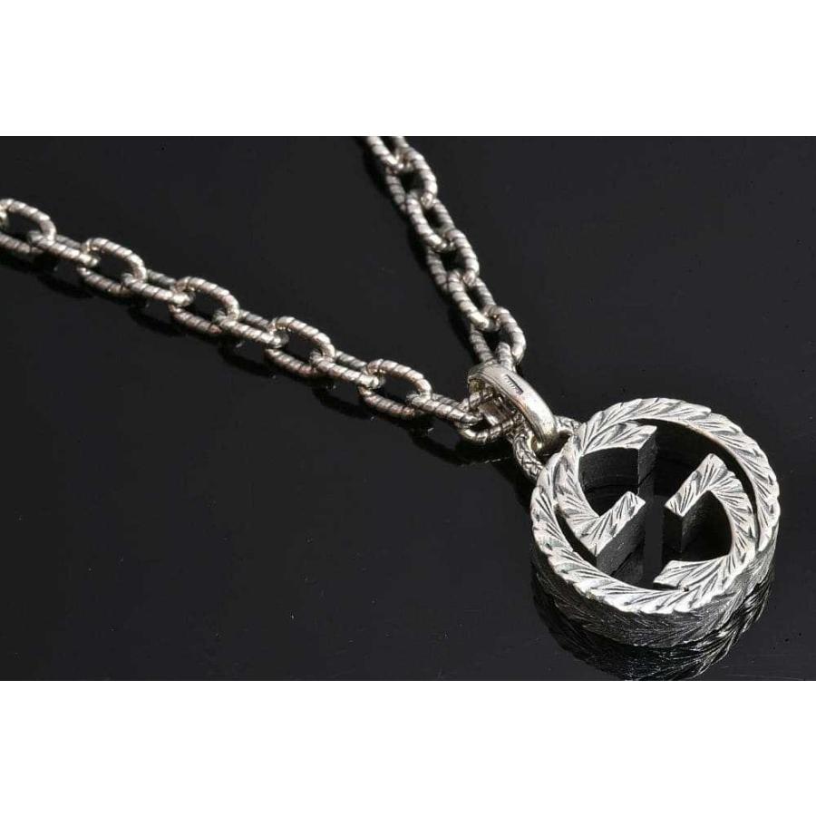 GUCCI グッチ インターロッキングG ペンダント ネックレス AG925 SV925 シルバー 455307 : 駅南やまご質店 - 通販 - Yahoo!ショッピング