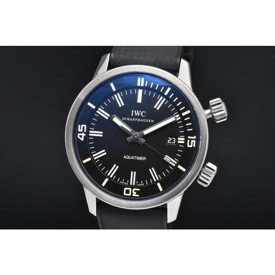アクアタイマー IWC シャフハウゼン IW323101 ヴィンテージ メンズ SS/ラバー オートマ 80111 黒文字盤【OH済】 : 駅 ...