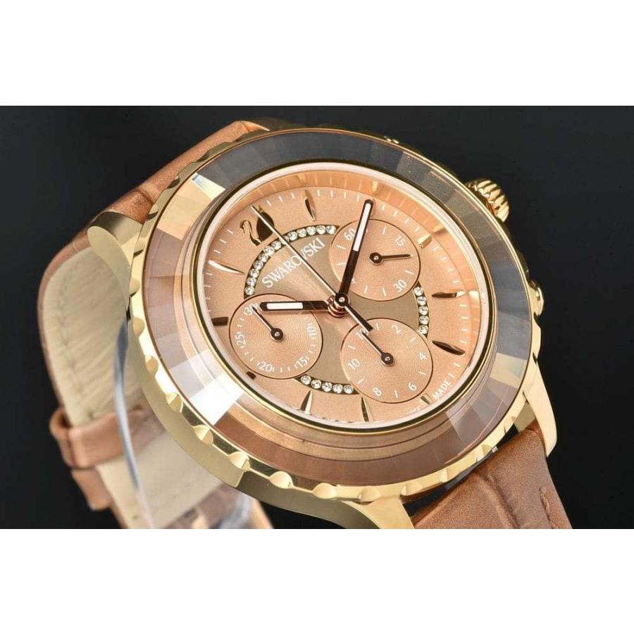スワロフスキー 5632260 オクティアラックスクロノ RGP/レザー クォーツ ゴールド文字盤【未使用】 : 21354 : 駅南やまご ...