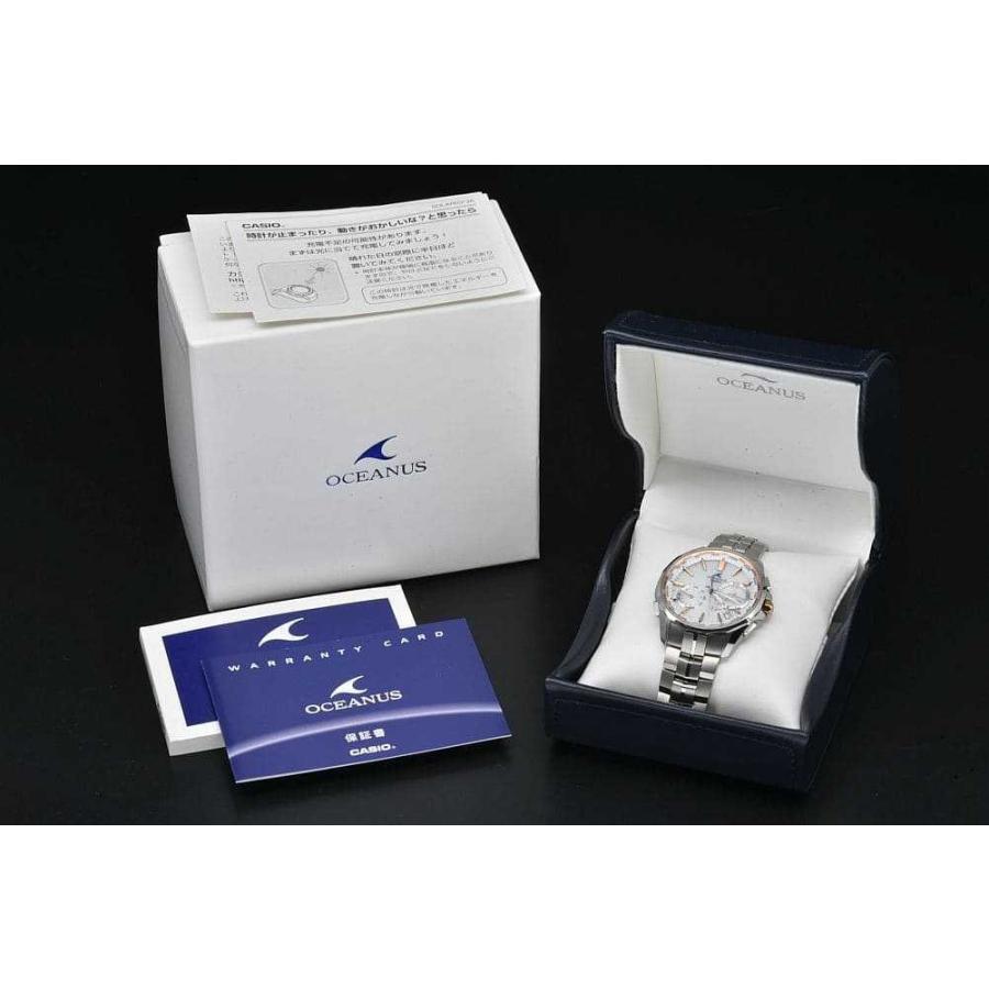 カシオ OCW-S3400E-7AJF オシアナス マンタ メンズ チタン ソーラー電波時計 5453 シルバー文字盤【正規品 ...