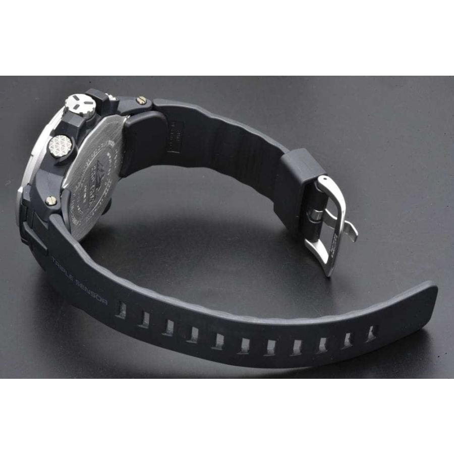 PRO TREK カシオ プロトレック PRW-6000-1DR トリプルセンサー Ver3 タフソーラー メンズ SS/ラバー ソーラー電波 ...