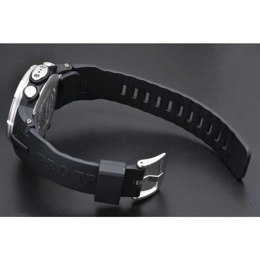 PRO TREK カシオ プロトレック PRW-6000-1DR トリプルセンサー Ver3 タフソーラー メンズ SS/ラバー ソーラー電波 ...