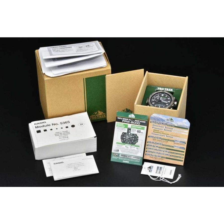 PRO TREK カシオ プロトレック PRW-6000-1DR トリプルセンサー Ver3 タフソーラー メンズ SS/ラバー ソーラー電波 ...
