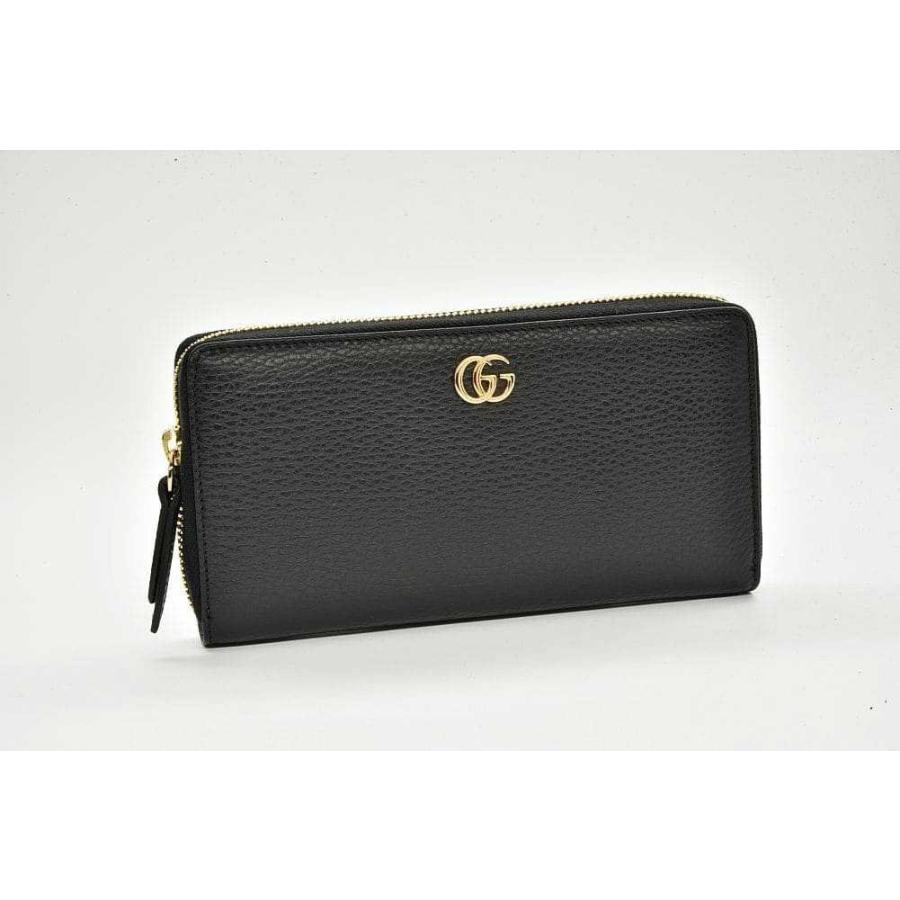 GUCCI（グッチ） ダブルG ジップアラウンドウォレット ラウンドファスナー長財布 レザー ブラック 456117 【未使用】 : 駅南や ...
