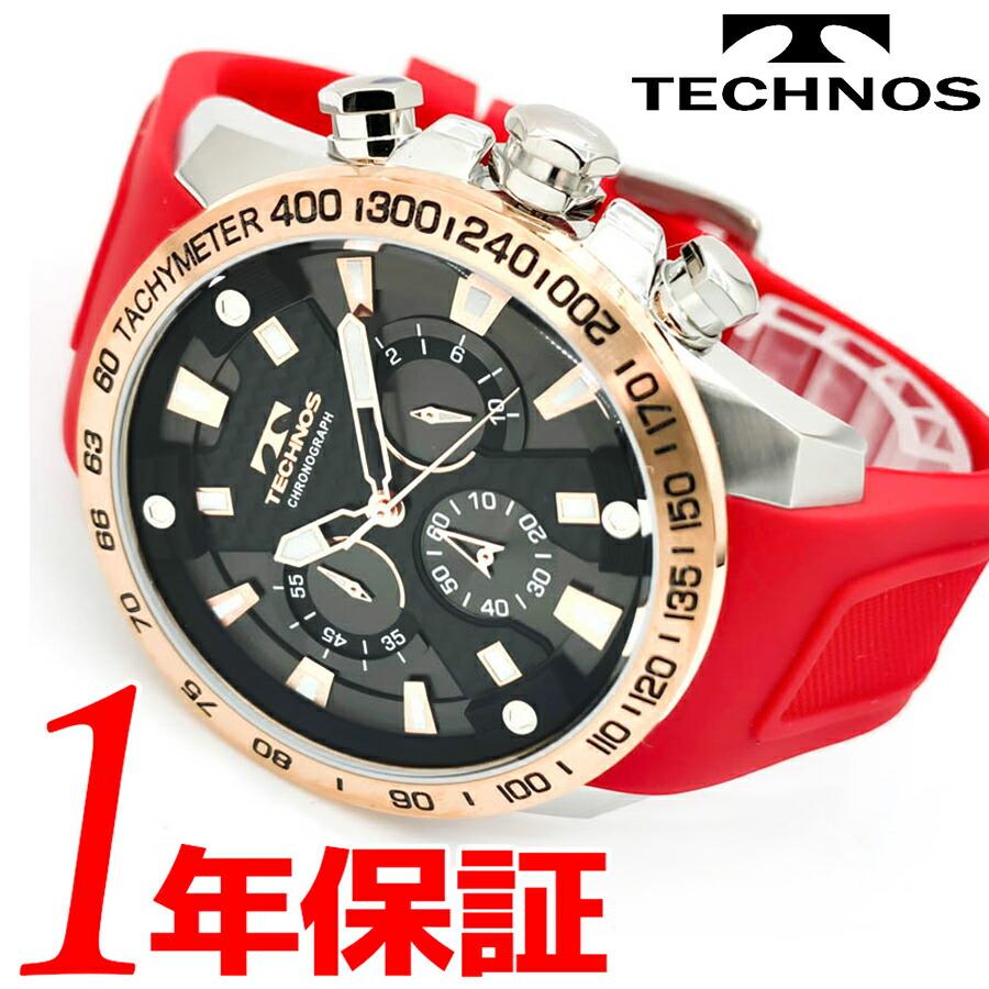 日本製ムーブ テクノス TECHNOS 男性 メンズ クオーツ 腕時計 ラウンド 100m防水 10気圧防水 ダイバーズ クロノグラフ ラバーベルト t8b02pb :t8b02pb ...