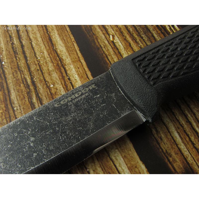 コンドル CTK394541 テラサー ブラック ブッシュクラフトナイフ Condor Bushcraft Basic Fixed Knife 63847 Black : 世界のナイフ 山秀 ...