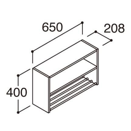 LIXIL / 洗面化粧台EV （MV後継品】ランドリーキャビネット オープンタイプ W650 KKO-652/W : 住宅設備機器のやまこー - 通販 - Yahoo!ショッピング
