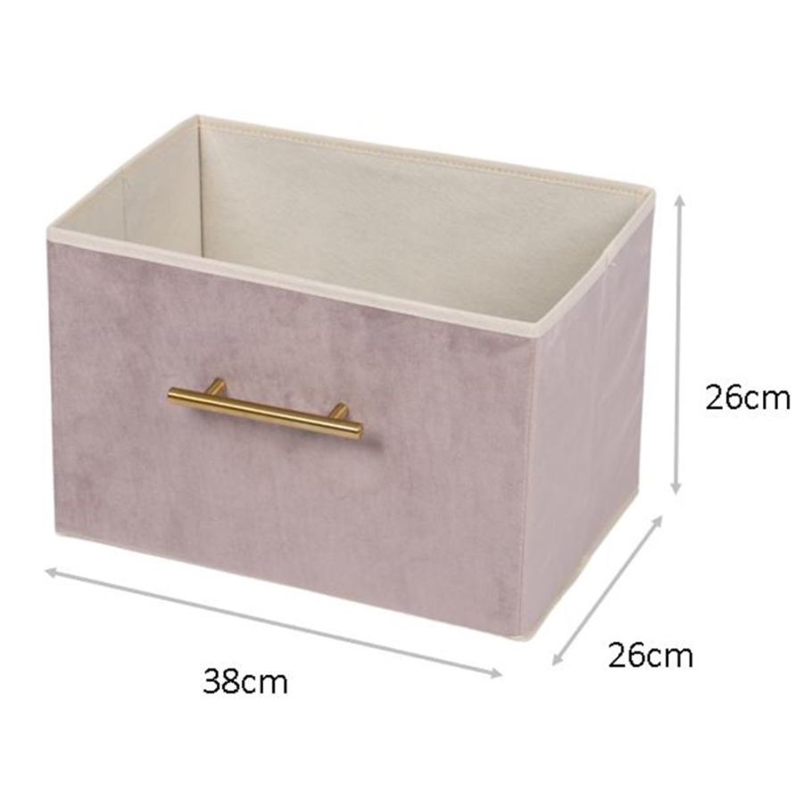 武田コーポレーション デザインストレージBOX ピンク [収納 整理整頓 小物 おもちゃ DVD CD 本] E2-Y26PI [お客様組立品 ...