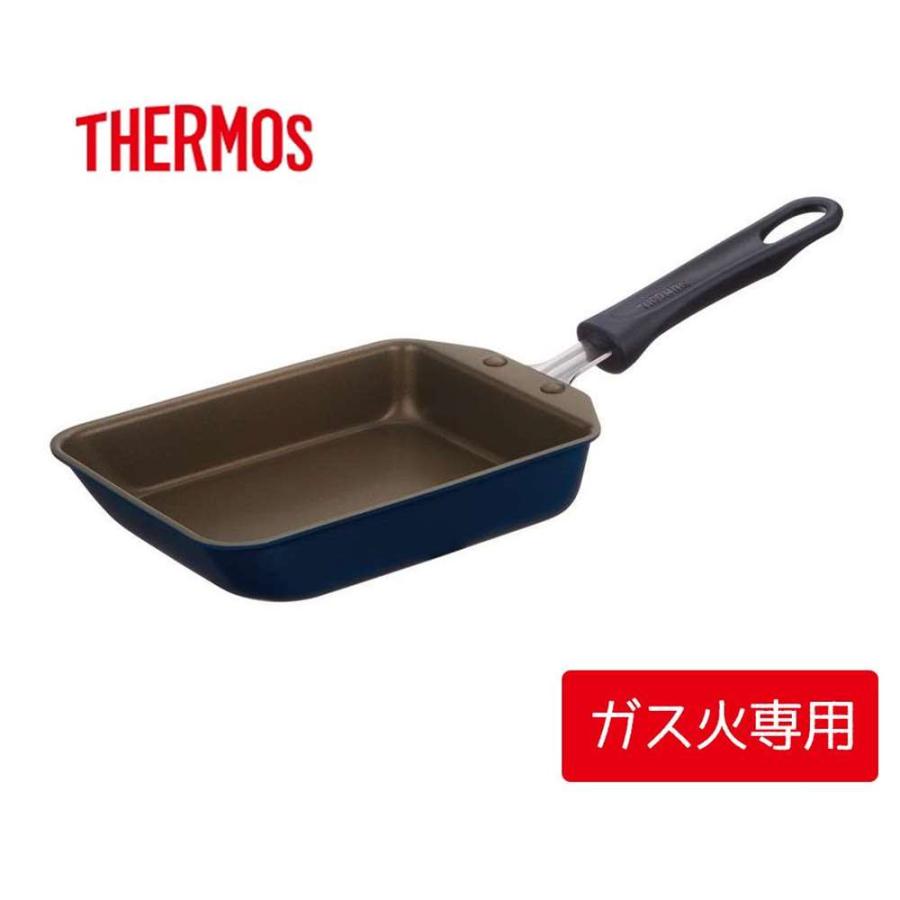 THERMOS サーモス デュラブルシリーズ 玉子焼きフライパン ネイビー [ガス火専用 調理器具 お弁当] KFI-013E : ヤマキシヤフー店 - 通販 - Yahoo!ショッピング