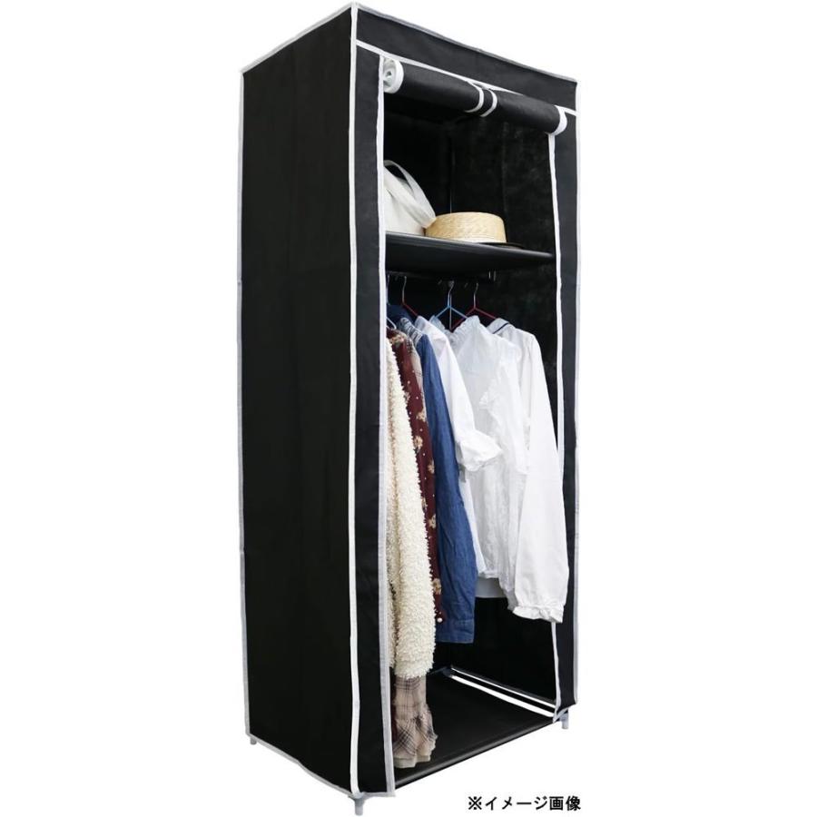 トレードワン シンプルハンガーラック カバー付 ブラック [収納 整頓 小物 洋服 帽子 カバン 組み立て簡単] 30748 爆買 : ヤマキ ...
