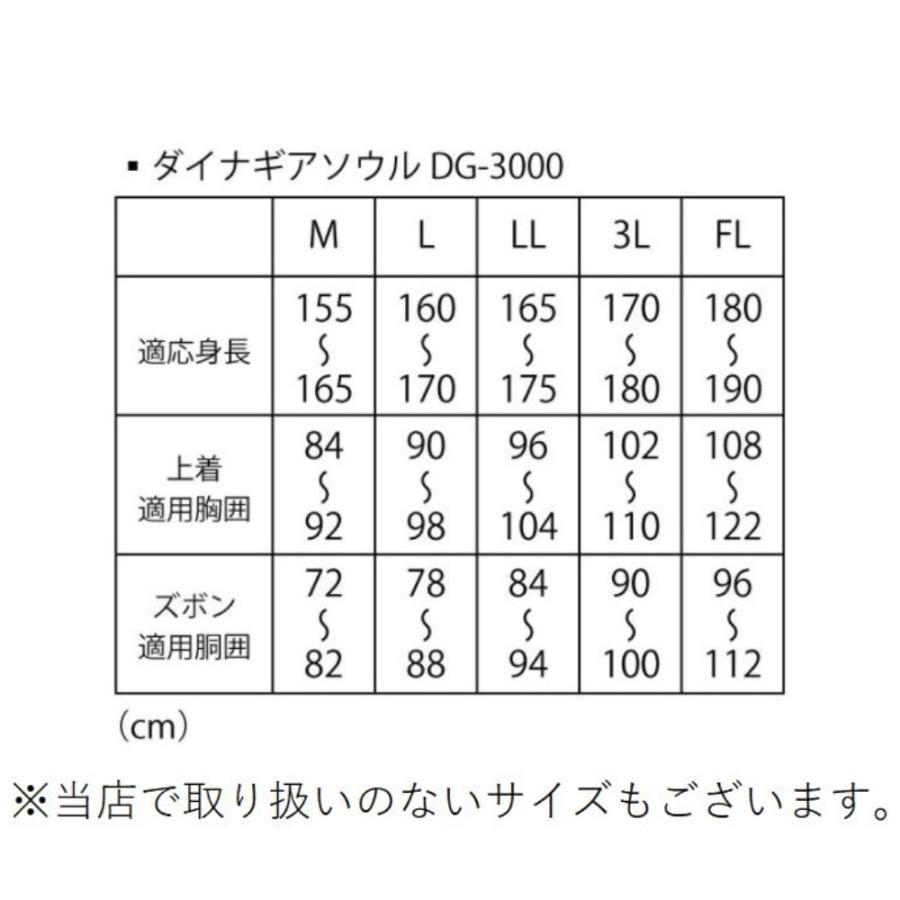 G-3 弘進ゴム ダイナギアソウル DG-3000 (ブラック) [レインウェア レインスーツ 上下セット] Lサイズ : ヤマキシヤフー店 ...