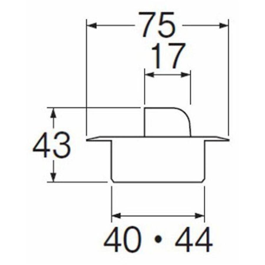 SANEI（水栓金具） 三栄水栓 SANEI ツバ広兼用アレスター・接着式《排水用品/防虫目皿・アレスター》 [H446-40] : ヤマキシヤフー店 - 通販 - Yahoo!ショッピング