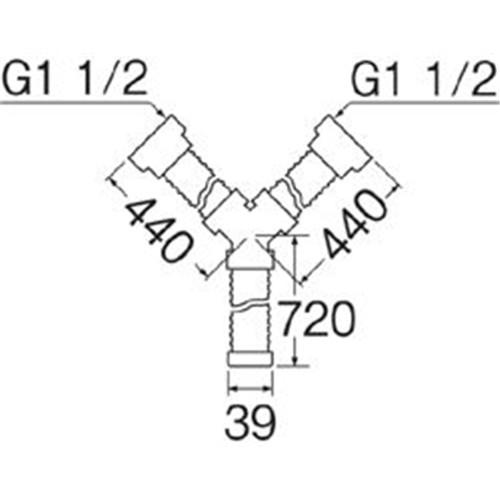 SANEI（水栓金具） 三栄水栓 SANEI 流し排水栓Y型ホース《排水用品/流し排水栓ホース》（キッチン用） [PH62-862] : ヤマキシヤフー店 - 通販 - Yahoo!ショッピング