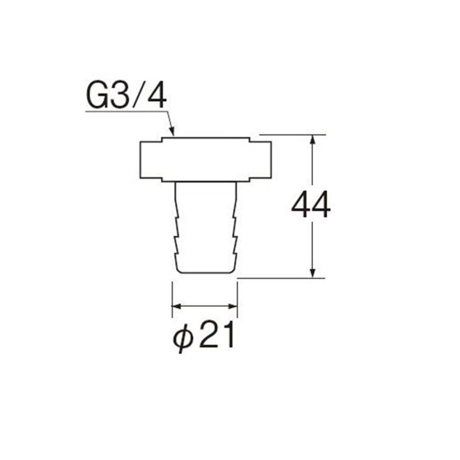 SANEI ホースカラン先《水栓部品/水栓パイプ部品・ホースカラン先》 [PT30A-13] : 4973987760006 : ヤマキシヤフー店 - 通販 - Yahoo!ショッピング