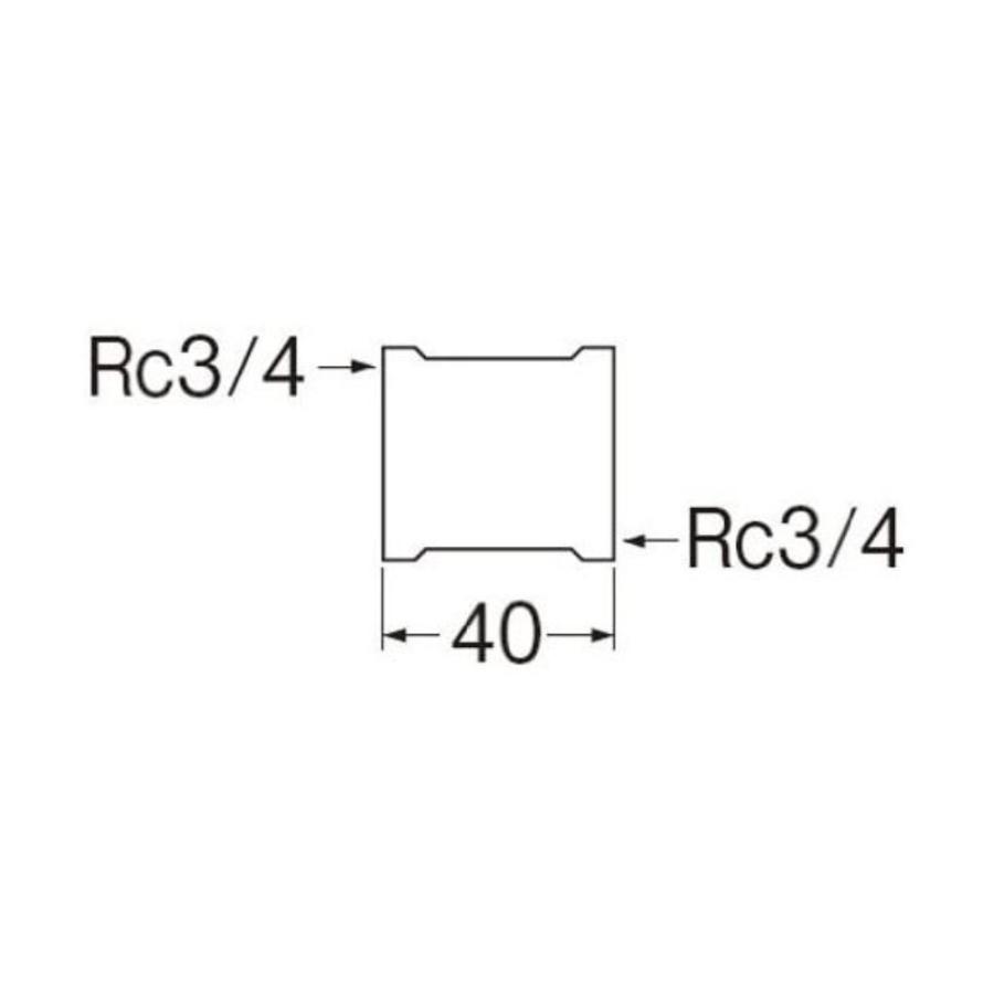 SANEI 砲金ソケット [水道 水栓 配管 部品 交換] JT740-20 :4973987797071:ヤマキシヤフー店 - 通販 - Yahoo!ショッピング