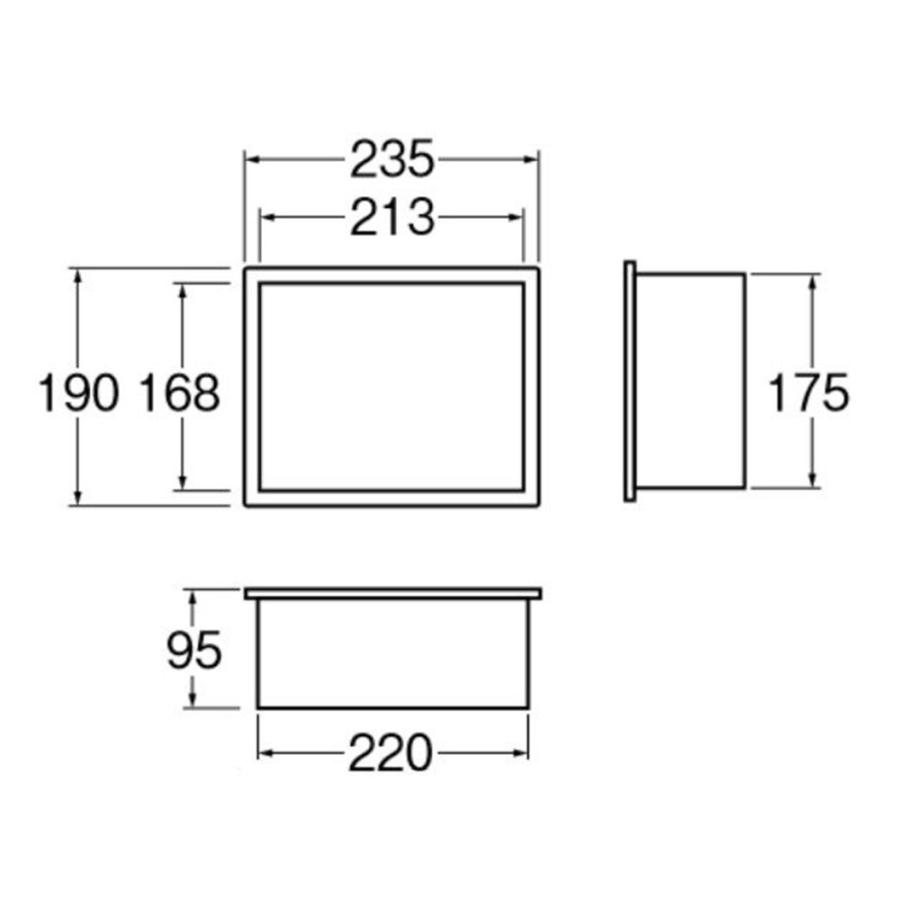 SANEI（水栓金具） SANEI カギ付散水栓ボックス(壁面用) [ガーデニング 水栓] R81-3K 190X235 : ヤマキシヤフー店 - 通販 - Yahoo!ショッピング
