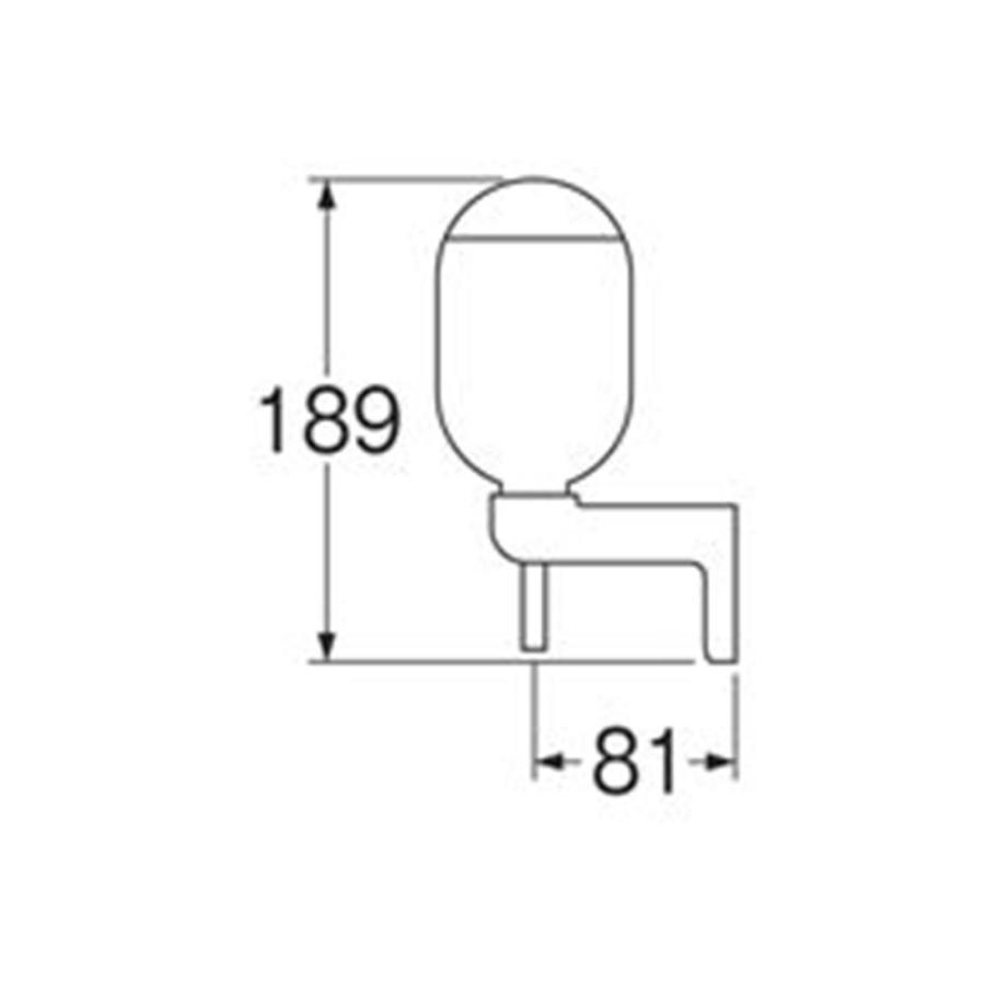 SANEI（水栓金具） SANEI 押上石ケン水容器 [洗面所 ソープディスペンサー 石鹸 手洗い] W101 : ヤマキシヤフー店 - 通販 - Yahoo!ショッピング