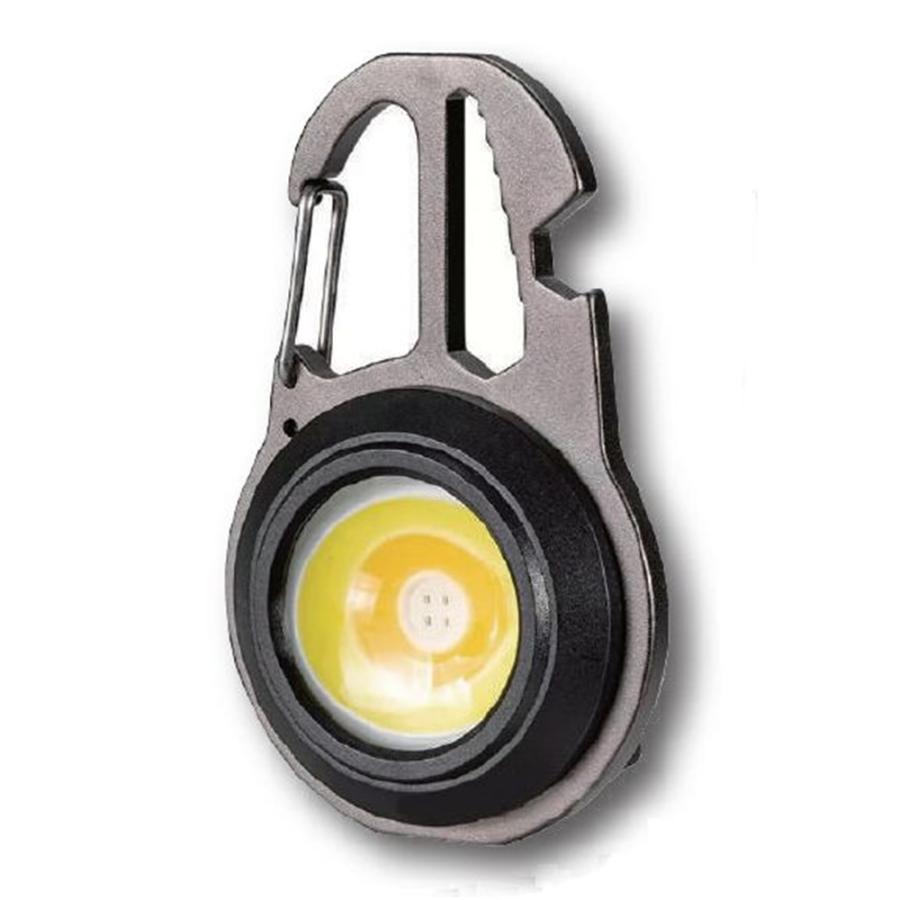 アイガー EIGER TOOL 充電式 COB カラビナライト ドライバー付 500Lm [照明 懐中電灯 夜間 暗所 作業 アウトドア キャンプ] 丸型 ECL-1 : ヤマキシヤフー店 ...