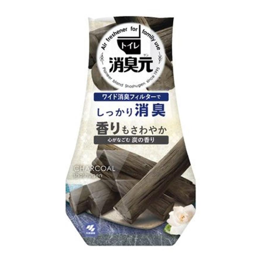 小林製薬 トイレの消臭元 心がなごむ炭の香り トイレ用 [芳香剤 消臭 日用品 トイレ用] 400ml : ヤマキシヤフー店 - 通販 ...