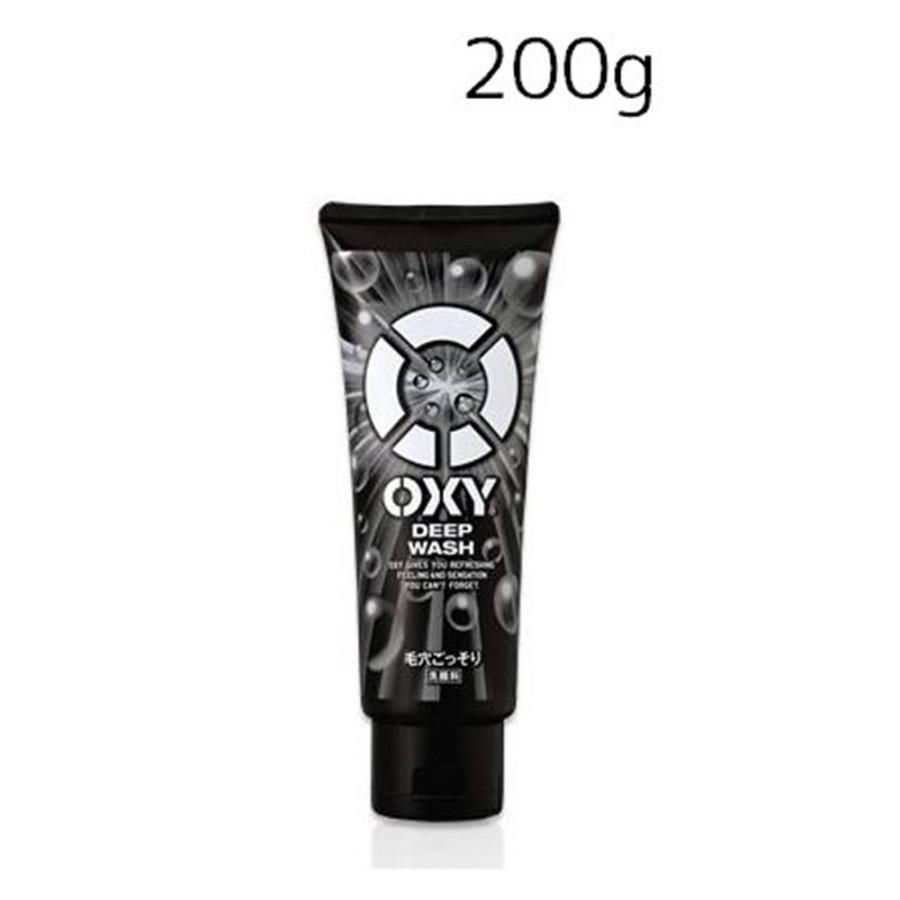 ロート製薬 OXY オキシー ディープウォッシュ [洗顔 毛穴 オイリー肌 皮脂 角質 スクラブ クール 男性] 200g : ヤマキシヤフー店 - 通販 - Yahoo!ショッピング