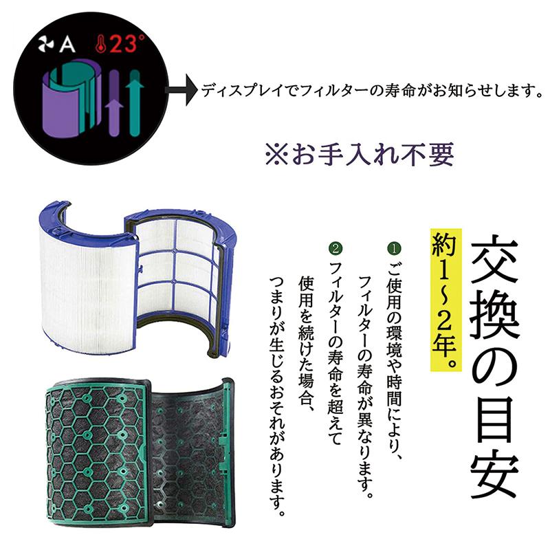 ダイソン DP04 TP04 HP04 HP05 TP05 交換用フィルター Pure Hot Cool 空気清浄機能付タワーファン 抗菌 脱臭 HEPA集塵フィルター【互換品/1個入り ...