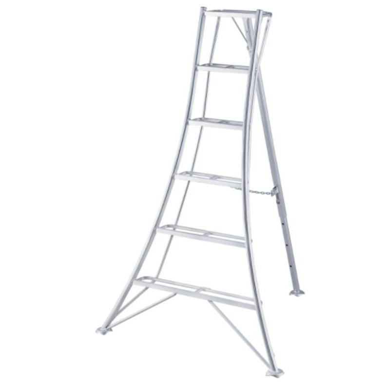 長谷川工業 アルミ三脚脚立 グリーンステップ GSC-180a 三脚ゴムカバー付き 6尺 6段 天板高:1.81m/有効高さ1.21m/質量6.3kg : 山蔵屋Yahoo!ショップ - 通販 ...