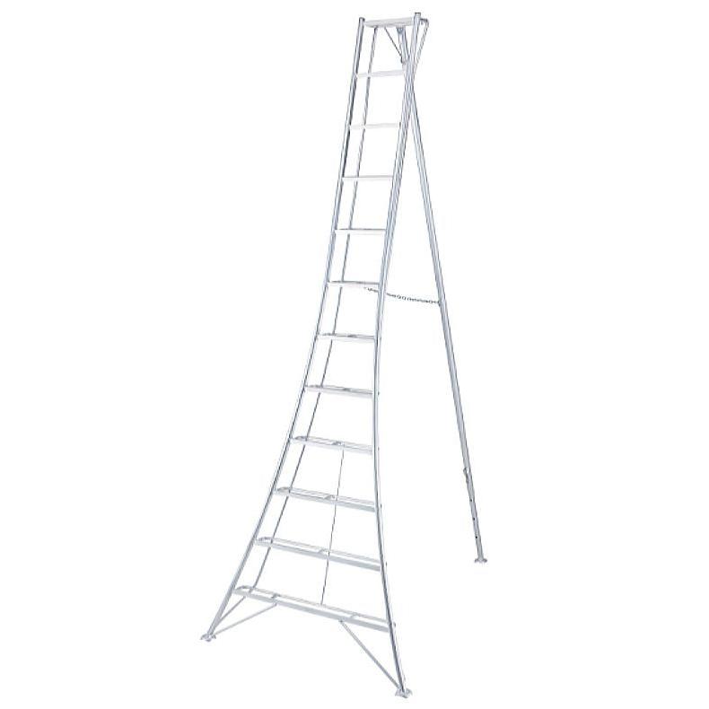 長谷川工業 アルミ三脚脚立 グリーンステップ GSC-360a 12尺 12段 天板高:3.61m/有効高さ2.71m/質量11.8kg : 山蔵屋Yahoo!ショップ - 通販 ...