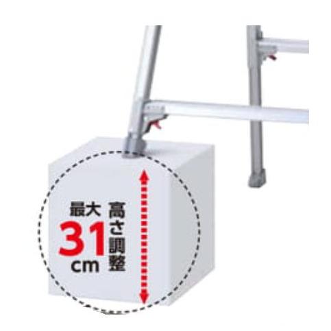 長谷川工業 はしご兼用脚立 脚伸縮はしご兼用脚立 RYZ-12d 天板高さ 1.02〜1.33m 最大脚伸縮 31cm 最大使用質量 100kg : 山蔵屋・農産業館 - 通販 - Yahoo ...