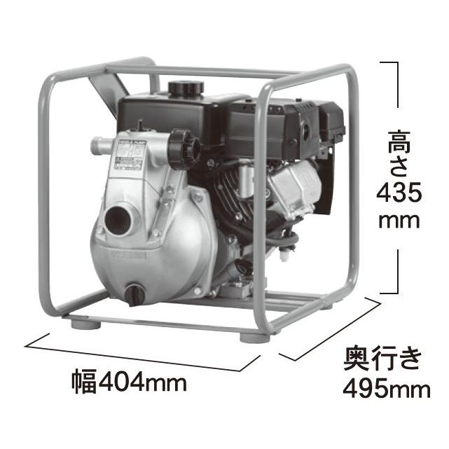 工進（KOSHIN） エンジンポンプ 4サイクルエンジンポンプ SEM-50WGB 181cc 三菱GB13B 吐出口径25mm/50mm W ...