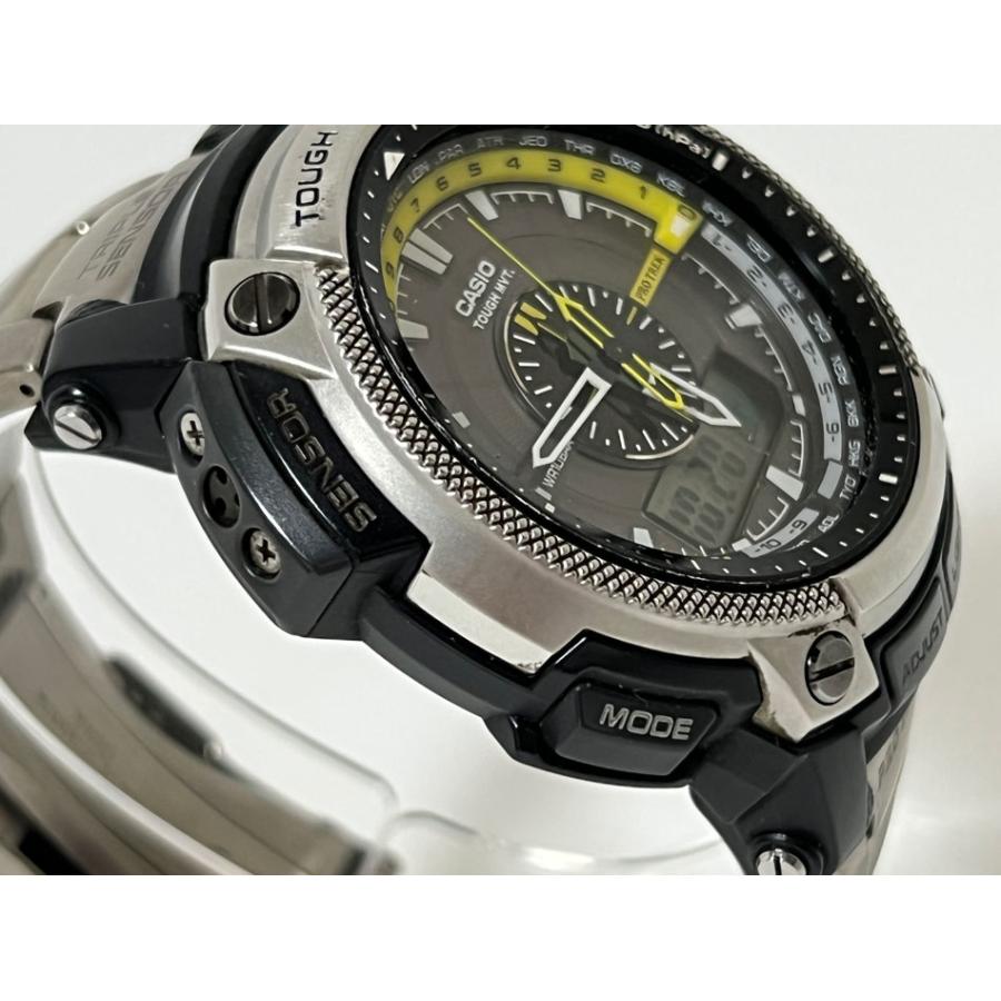送料無料 CASIO カシオ PROTREK プロトレック タフソーラー 電波 腕時計 メンズウォッチ チタン PRW-5000T-7JF ...
