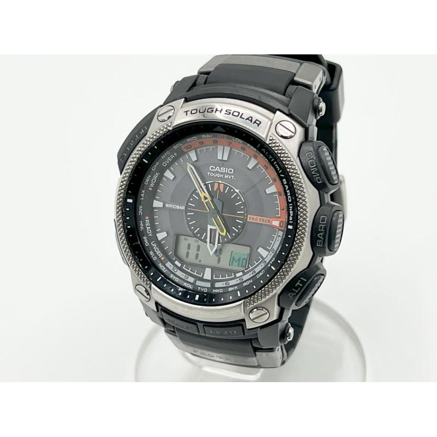 PRO TREK CASIO カシオ PROTREK プロトレック タフソーラー 電波 腕時計 メンズウォッチ PRW-5000 : ブランド ...