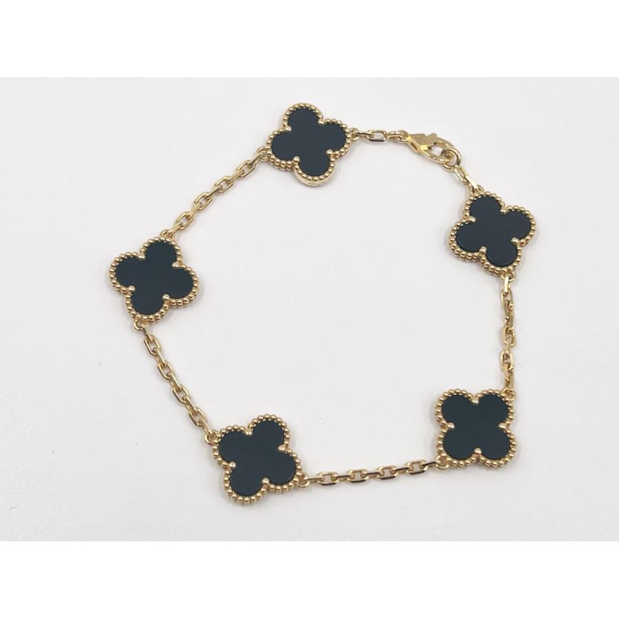 Van Cleef ＆ Arpels Cleef&Arpels VCA ヴァンクリーフ&アーペル ヴィンテージ アルハンブラ ブレスレット 5 ...