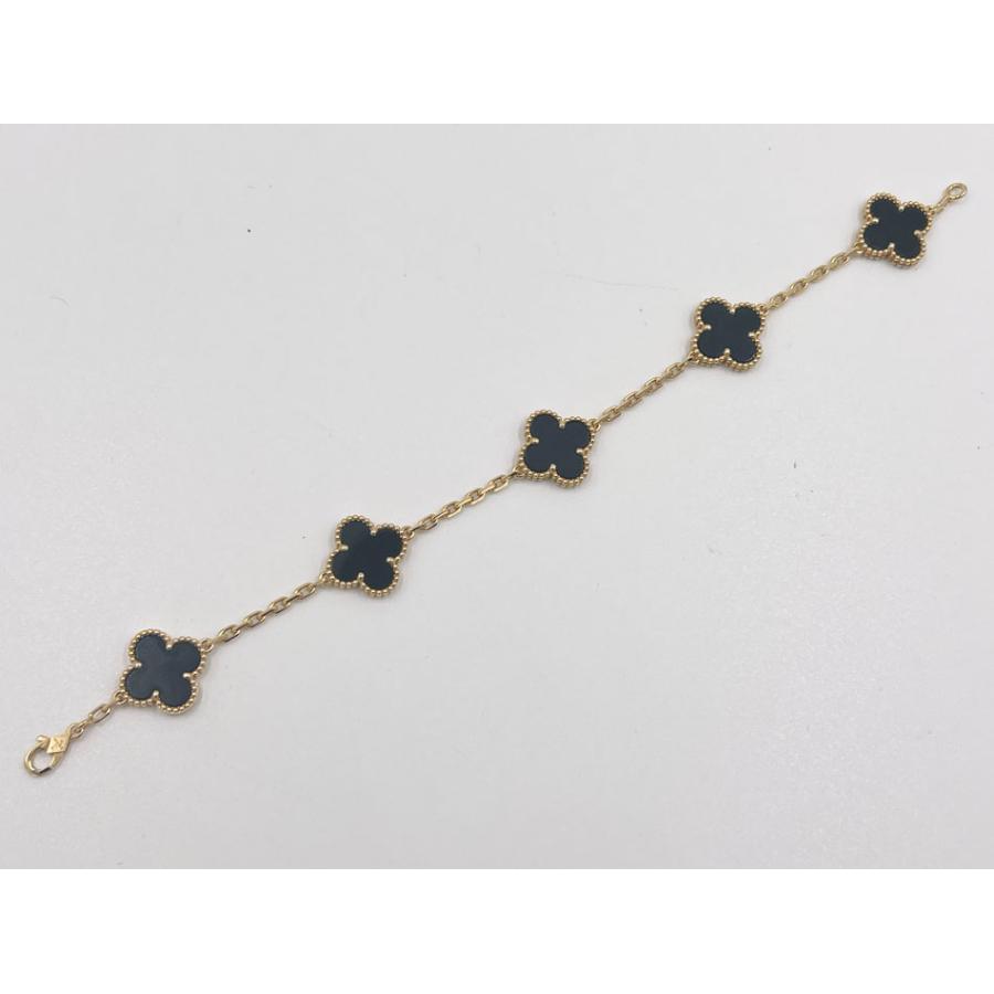 Van Cleef ＆ Arpels Cleef&Arpels VCA ヴァンクリーフ&アーペル ヴィンテージ アルハンブラ ブレスレット 5 ...