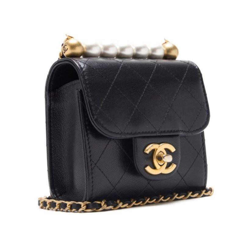 CHANEL シャネル ミニマトラッセ パール チェーンショルダー CHANEL シャネル ミニマトラッセ パール チェーンショルダー