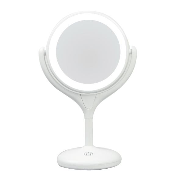 LEDライトスタンドミラー 10倍拡大鏡＆平面鏡（YBM-1717） : Maison du miroir - 通販 - Yahoo!ショッピング