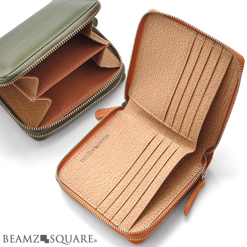 短財布 BEAMZSQUARE(ビームズスクエア) 栃木レザー×ボンデッドレザー Wラウンドファスナー BS-3101 [全3色] : bs-3101 : 山猫@Project - 通販 ...