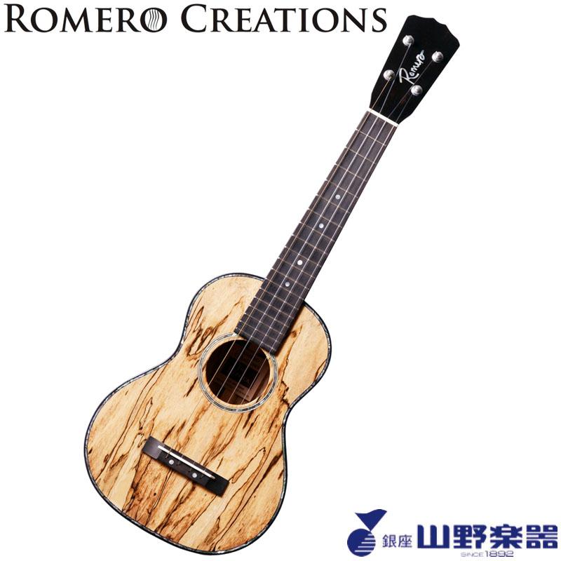 ROMERO CREATIONS テナーウクレレ Romero Signature Tenor / Spalted Mango(Low-G ...