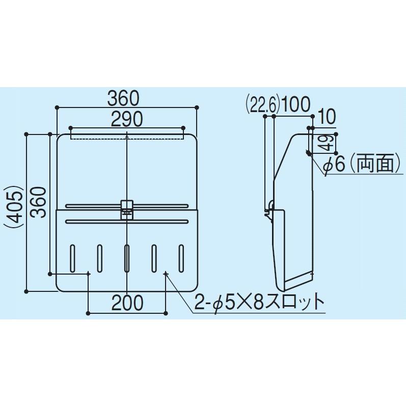 シブタニ DP-151 ドア用メールボックス（郵便受け箱） : 山下金物オンラインショップ - 通販 - Yahoo!ショッピング