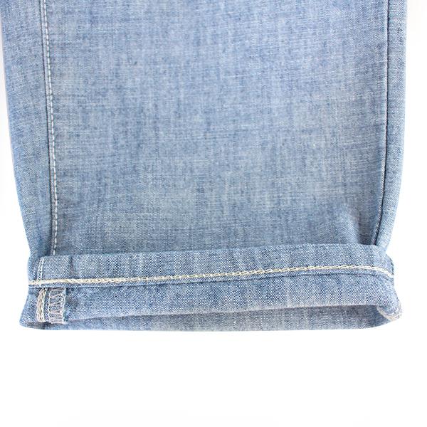 EDWIN エドウィン メンズ イージーパンツ レギュラーストレート ウエスト調整 バナナ繊維 麻 綿 シャンブレー 春夏 王道レギュラーストレート EEW01 : NAVIGATOR ...