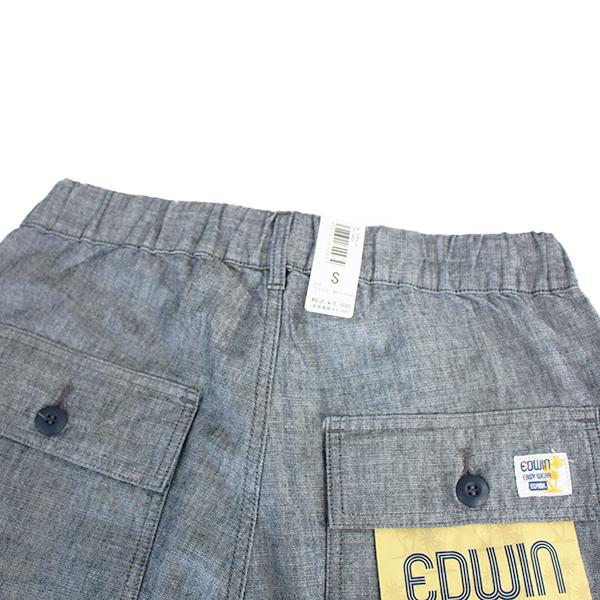 EDWIN エドウィン メンズ イージーパンツ ベイカーパンツ タック入り レギュラーストレート カジュアル ウエストゴム 穿きやすい ワーク アメカジ EEW04 : NAVIGATOR ...