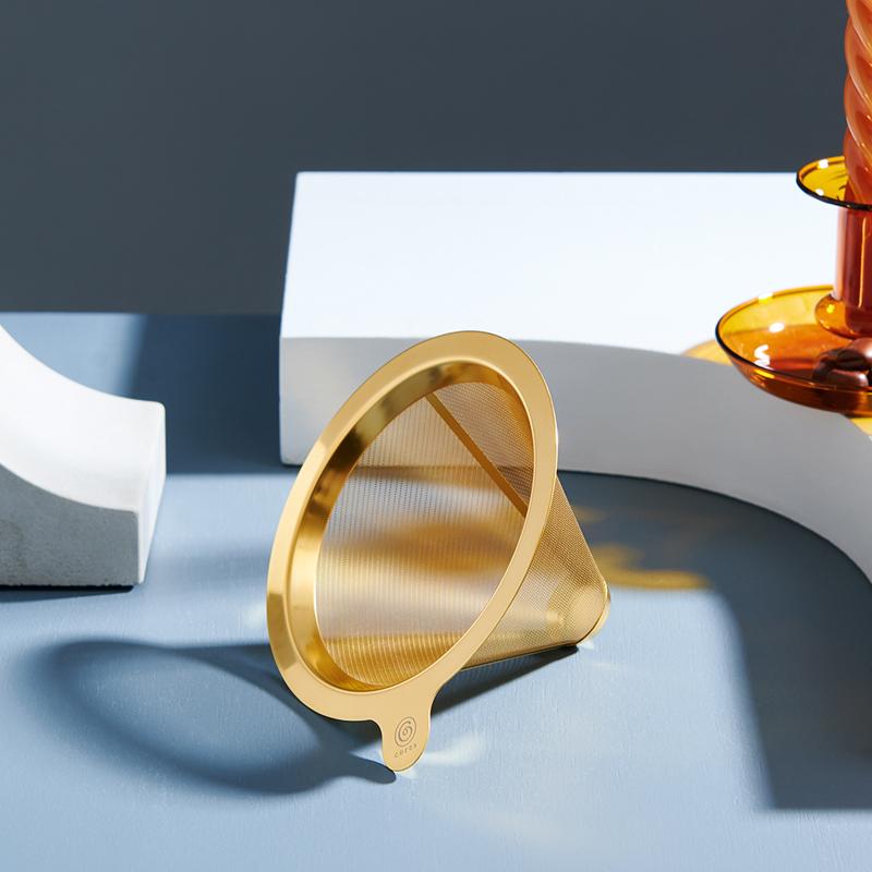 cores コレス GOLD CONE FILTER ゴールドコーンフィルター 2〜4杯用 C261GD コーヒーフィルター ドリップ ...