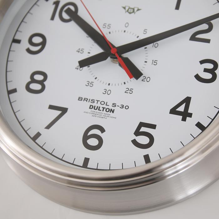 壁掛け時計 直径30cm DULTON/ダルトン Wall clock Bristol S-30 WD/BD ウォールクロック ブリストル K725-925WD/BD 時計 壁掛け 掛け時計 ...