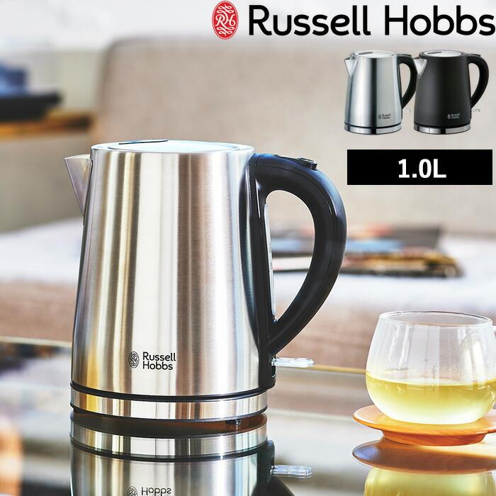 Russell Hobbs ラッセルホブス Basic Kettle 1.0L ベーシックケトル 7013JP 7013JP-BK 電気ケトル ...