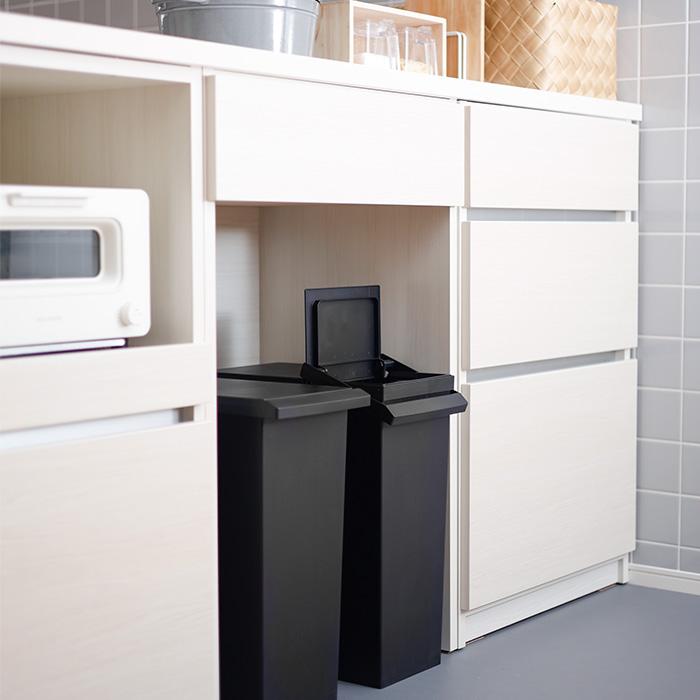 TOSTE トステ レバーオープン 30L 3個SET セット 30リットル ごみ箱 ゴミ箱 ふた付き フタ付き ごみ袋 袋止め 棚下 GTST001 GTST002 GTST003 リス ...