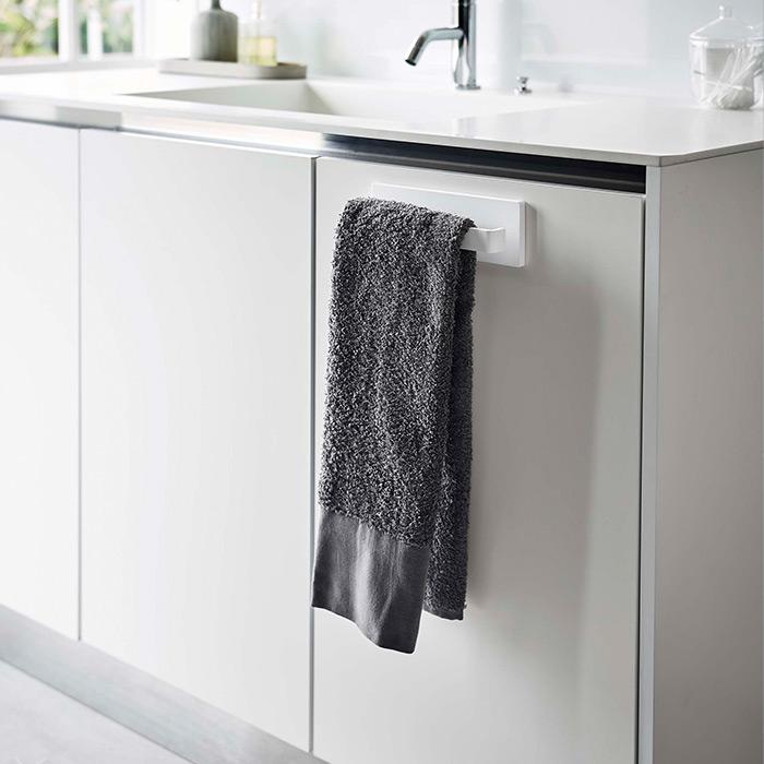 山崎実業 MIST フィルムフック タオルハンガー ミスト W18 ホワイト 5962 タオル掛け タオルホルダー タオル ふきん掛け 白 YAMAZAKI :yj-5962:くらしのもり ...