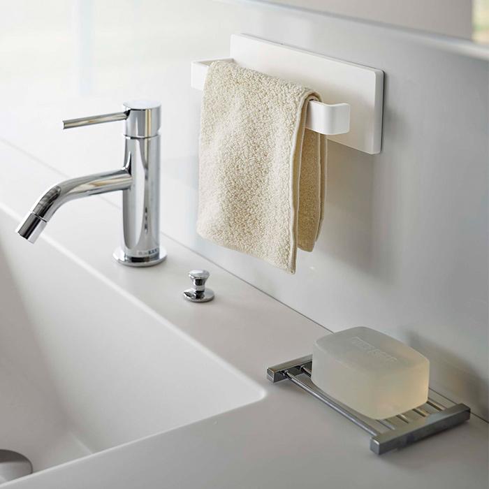 山崎実業 MIST フィルムフック タオルハンガー ミスト W18 ホワイト 5962 タオル掛け タオルホルダー タオル ふきん掛け 白 YAMAZAKI :yj-5962:くらしのもり ...